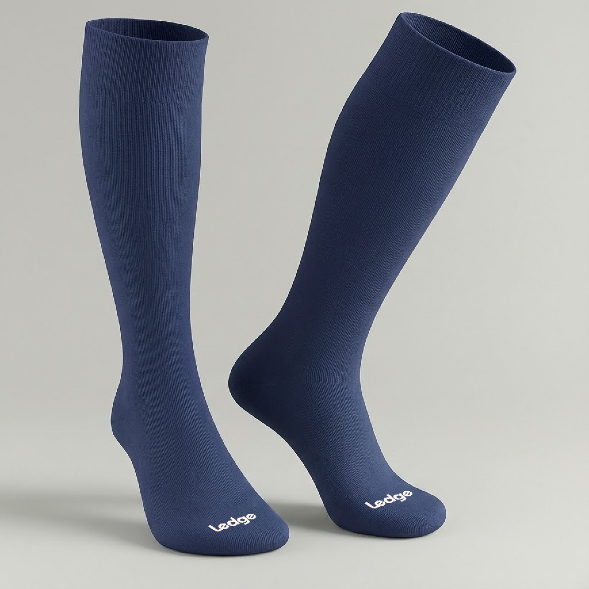 Essential Compressie Sokken - Marine Blauw – Ledge